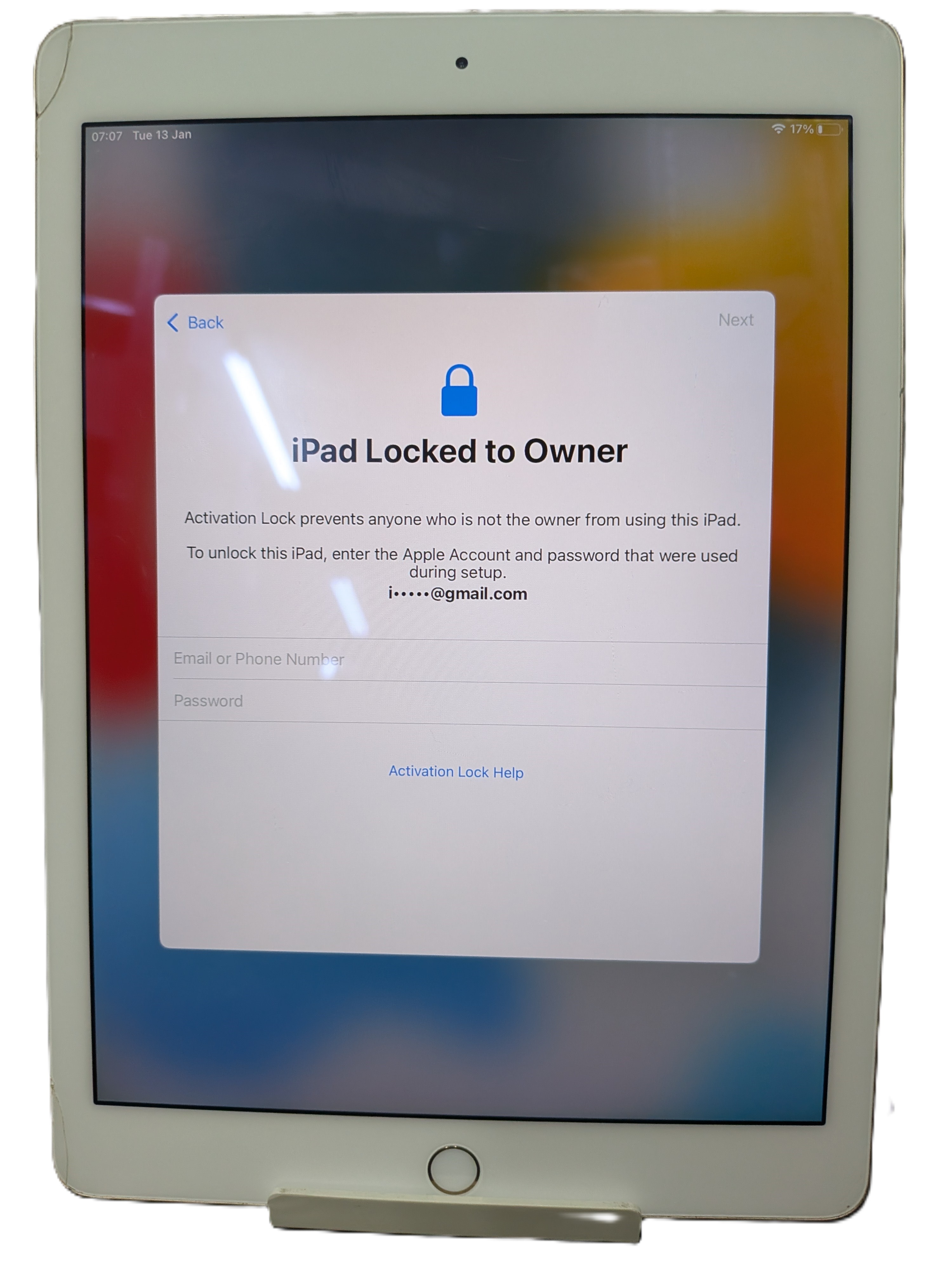 Pre-owned Apple iPad Air 2 64GB Wi-Fi 9.7" Tablet - Locked / Spares or ...